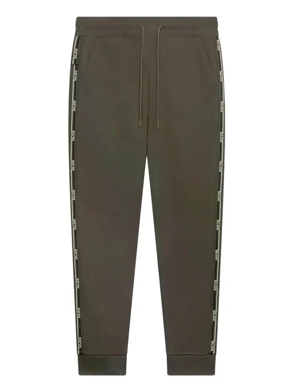 Gcds Logo-tape Track Pants - Green