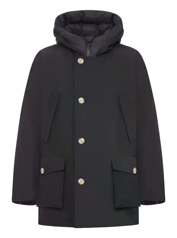 Woolrich Arctic Flap-pocket Coat - Black