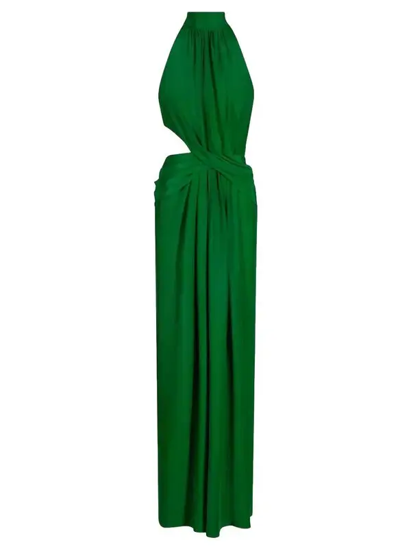 Johanna Ortiz Excepcionalidad Cut-out Maxi Dress - Green