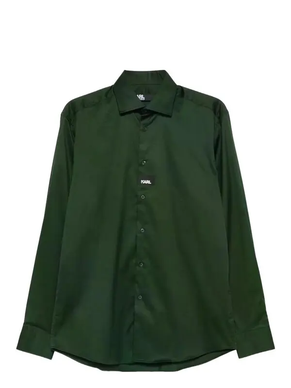Karl Lagerfeld Logo-print Shirt - Green
