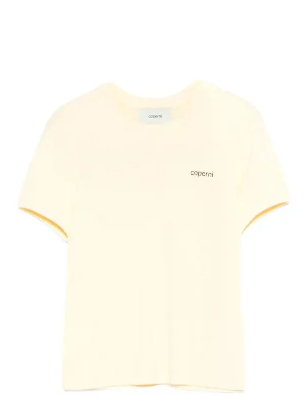 Coperni Logo T-shirt - Yellow