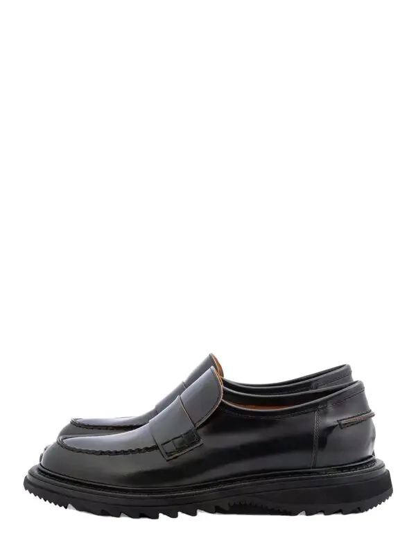 BOTTERO Lucca Lug-sole Loafers - Black