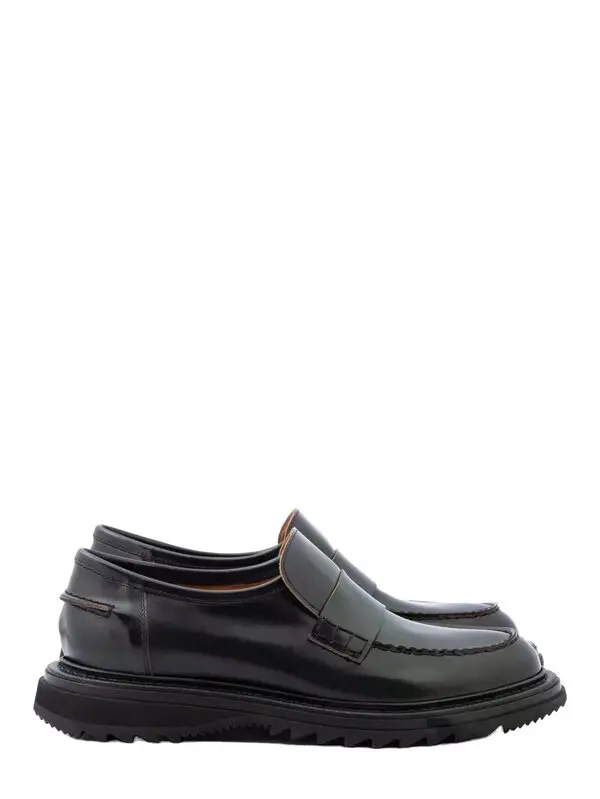 BOTTERO Lucca Lug-sole Loafers - Black