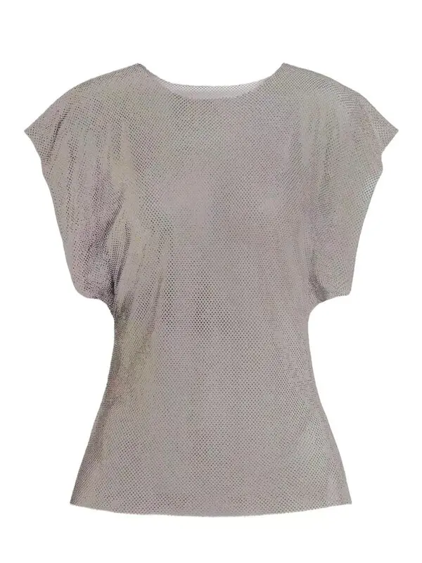 Alberta Ferretti Sleeveless Top - Silver