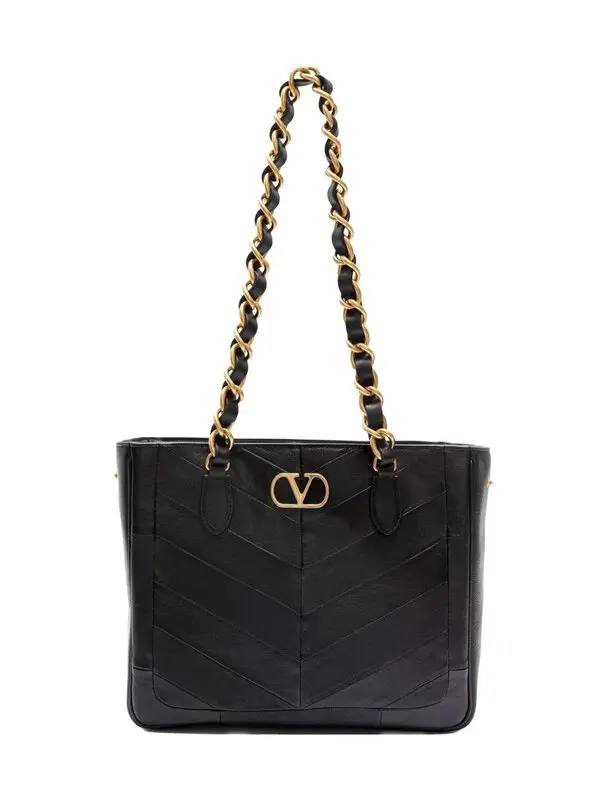 Valentino Garavani Laseine Small Shopping Bag - Black