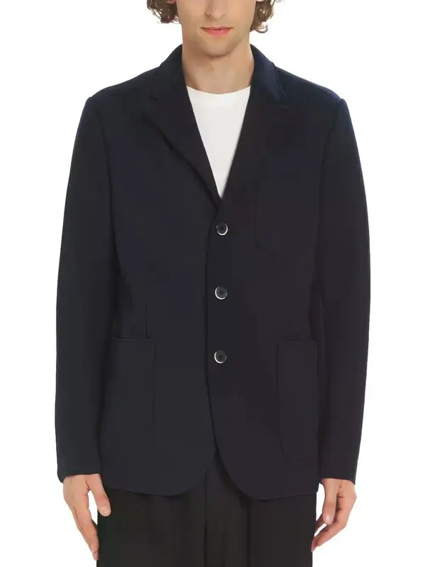 Barena Venezia Button Pocket Blazer - Black