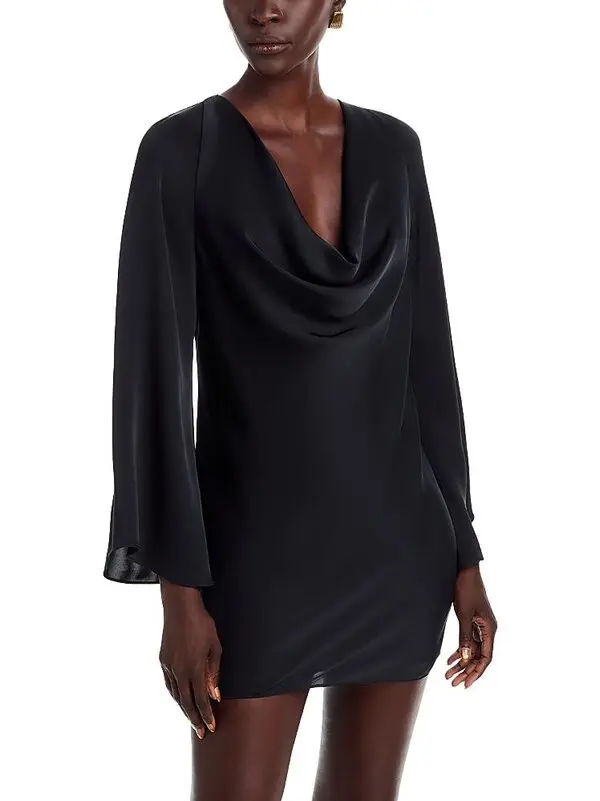 Ramy Brook Florinda Cowl Dress - Black