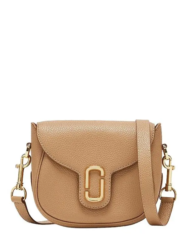 Marc Jacobs Pebbled Leather Saddle Bag - Camel