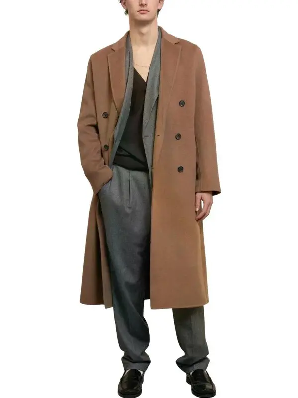 DEPARTMENT 5 Double-breasted Wool Coat - Brown