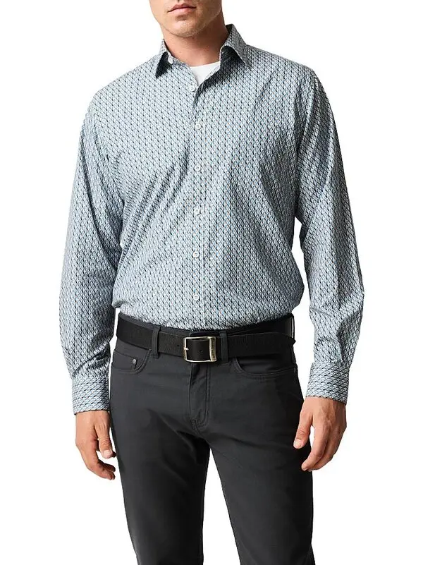 Rodd & Gunn Maitlands Long Sleeve Sports Fit Shirt - Dusk
