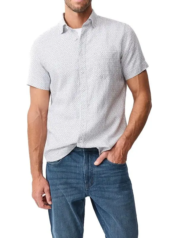 Rodd & Gunn Featherson Sports Fit Shirt - Snow