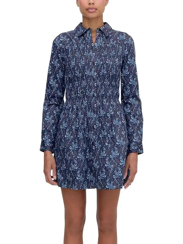 Hill House Home The Mira Dress - Navy Cala Paisley