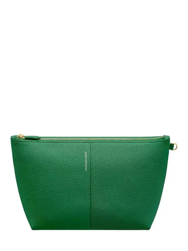 MAISON DE SABRE Medium Flair Leather Pouch - Green