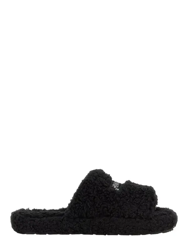 HINNOMINATE Logo-plaque Slippers - Black