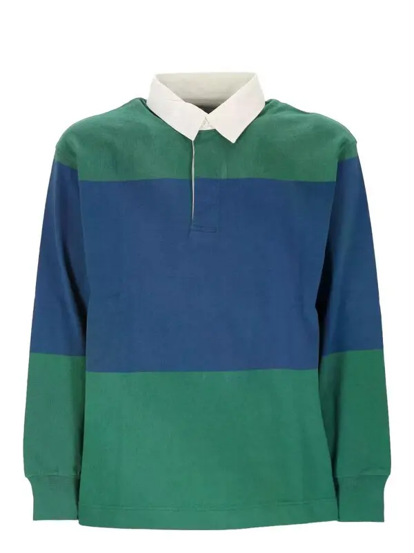 Gramicci Colourblock Polo Shirt - Green
