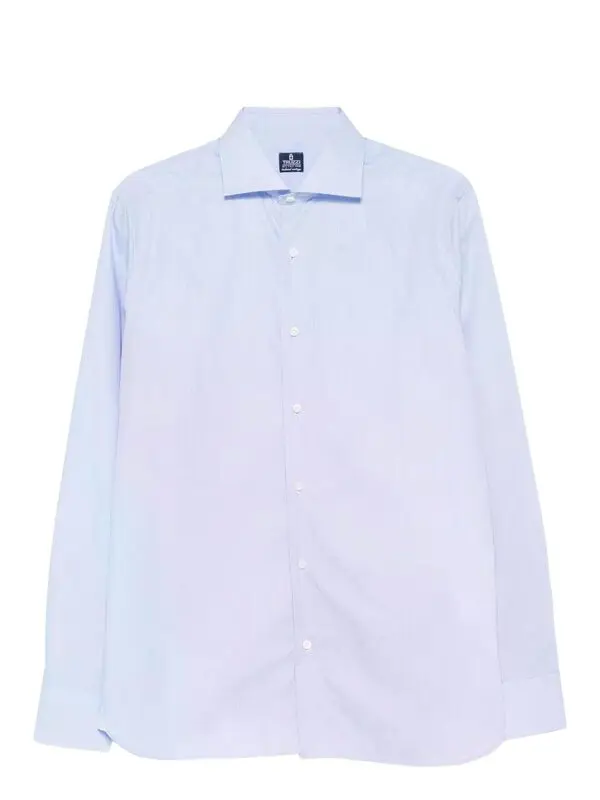 TRUZZI Checked-patterb Shirt - Blue