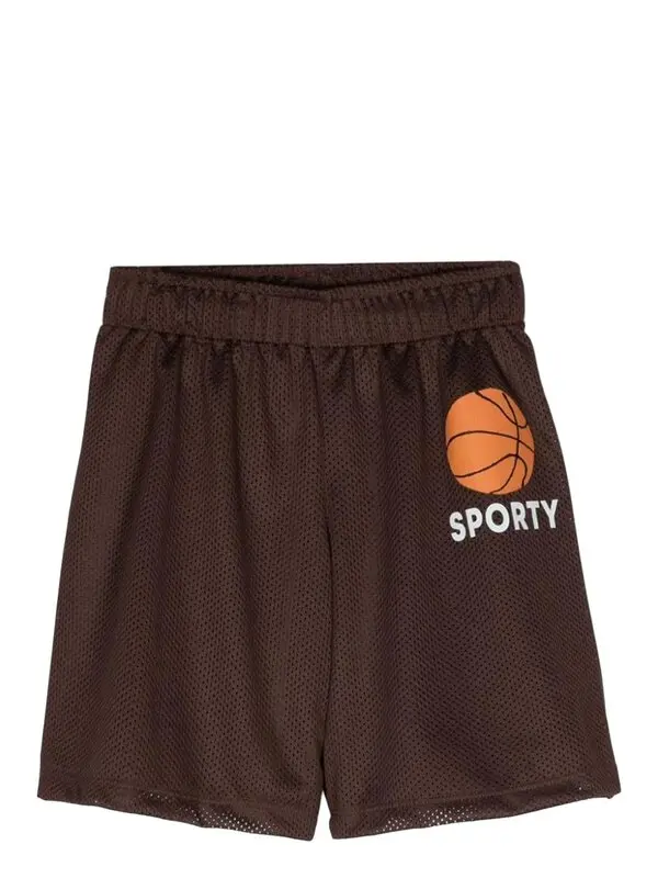 MINI RODINI Sport Bermuda Shorts - Brown
