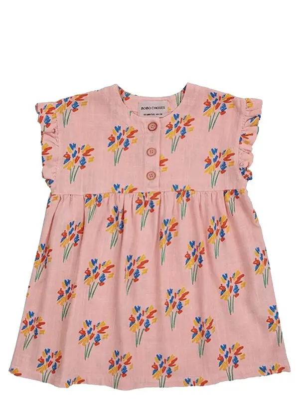 BOBO CHOSES Printed Dress - Pink