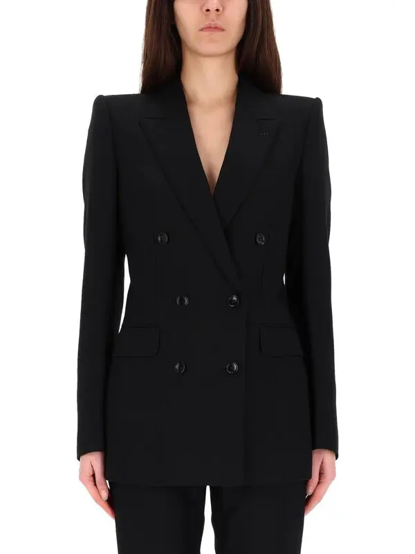 TOM FORD Tailored Double-breasted Jacket - Black