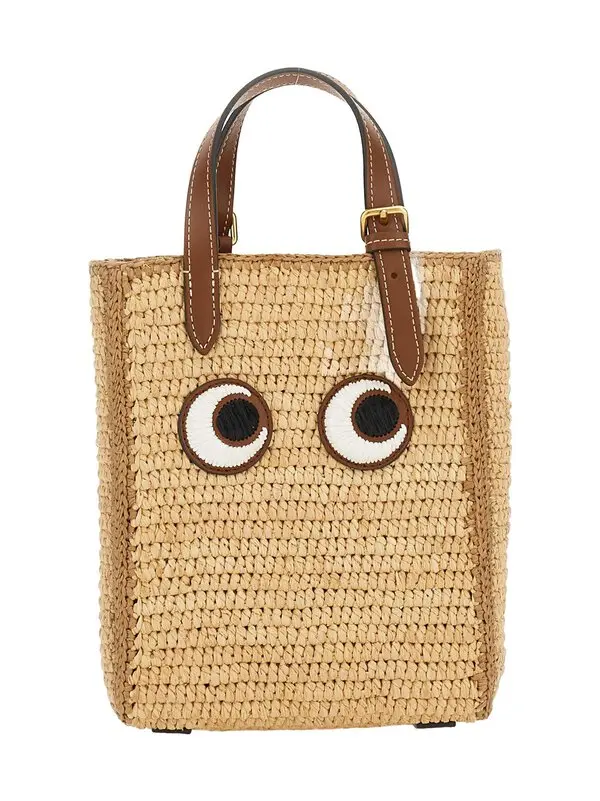 ANYA HINDMARCH Eyes' Tote Bag - Beige