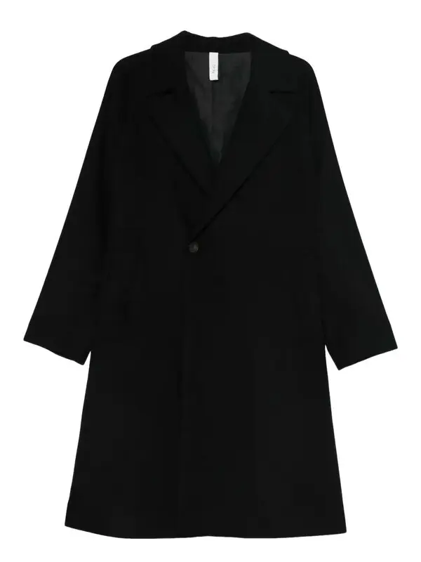 HEVO Surbo Buttoned Coat - Black