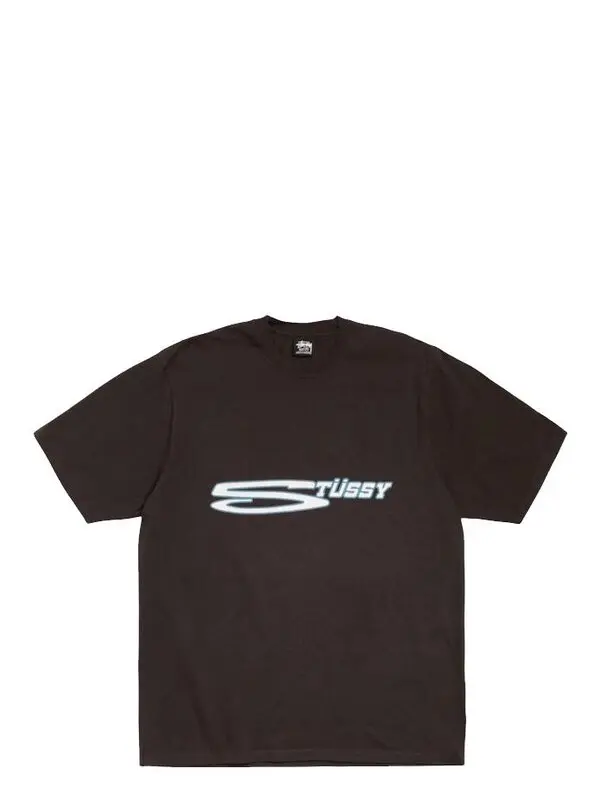 StÜssy Stretch Pigment Dyed Tee Shirt - Faded Black