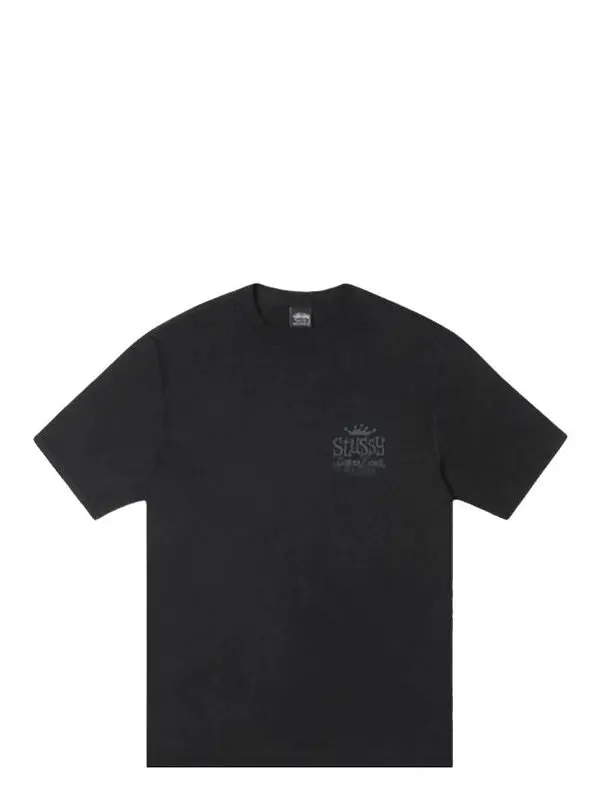 StÜssy Beach House Pigment Dyed Tee Shirt - Black