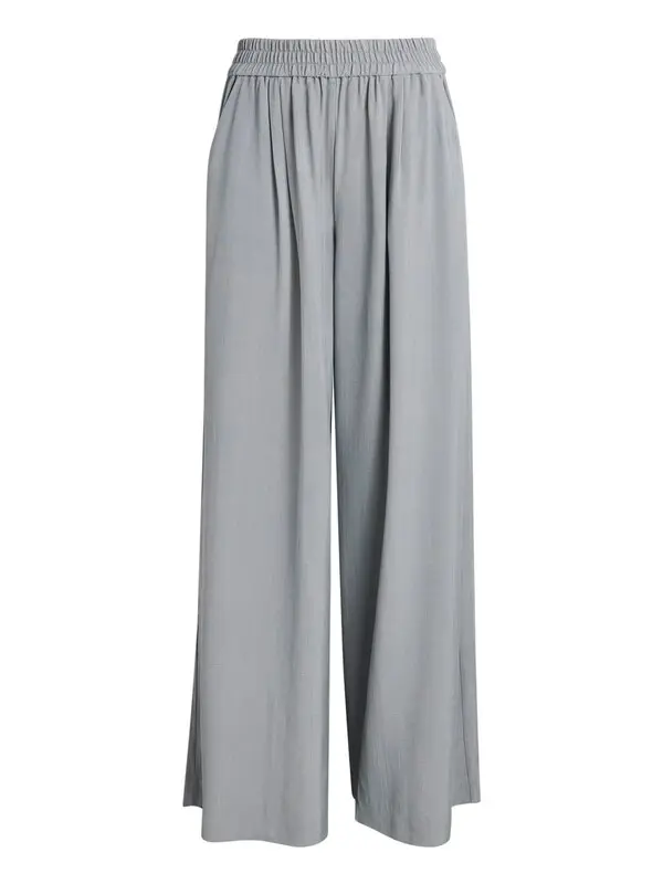 ST. AGNI Wide-leg Trousers - Grey
