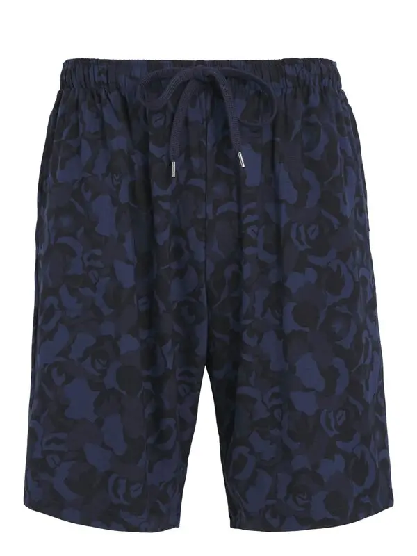 Derek Rose Micro Modal London Sweat Shorts - Navy