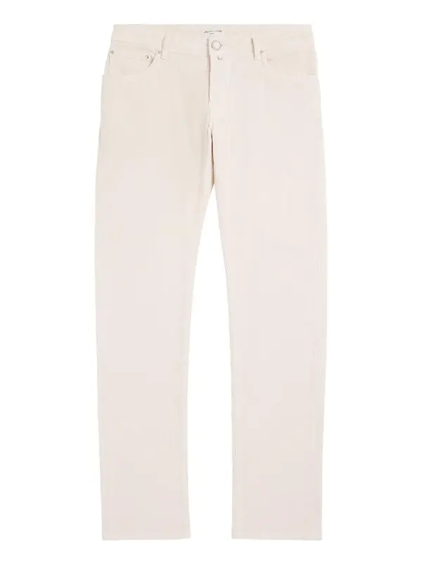 Jacob Cohen Corduroy Slim Trousers - Beige