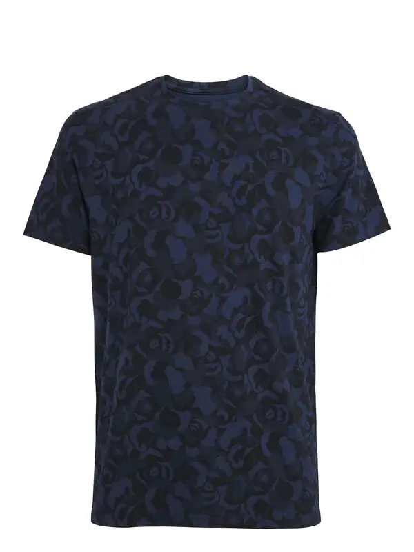 Derek Rose Micro Modal London T-shirt - Navy
