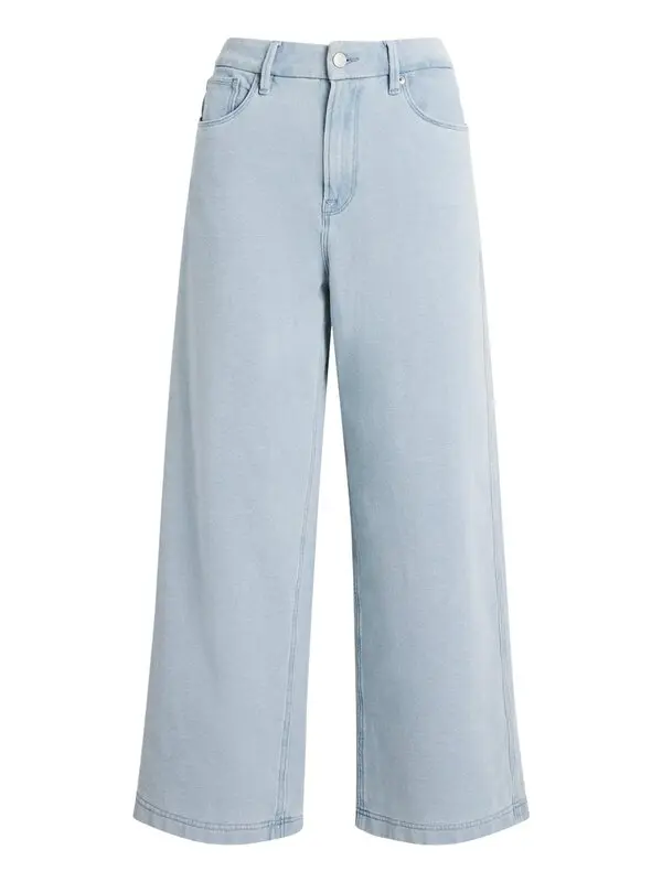 Good American Cotton Jeanius Trousers - Blue