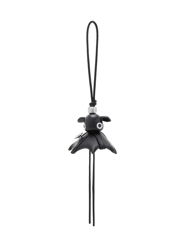 Loewe Leather Biker Puzz Charm - Black