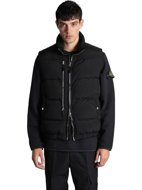 Stone Island Padded Puffer Jacket - Black
