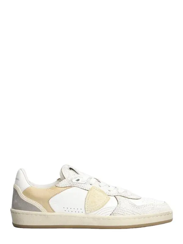 Philippe Model Low-top Leather Sneakers - White