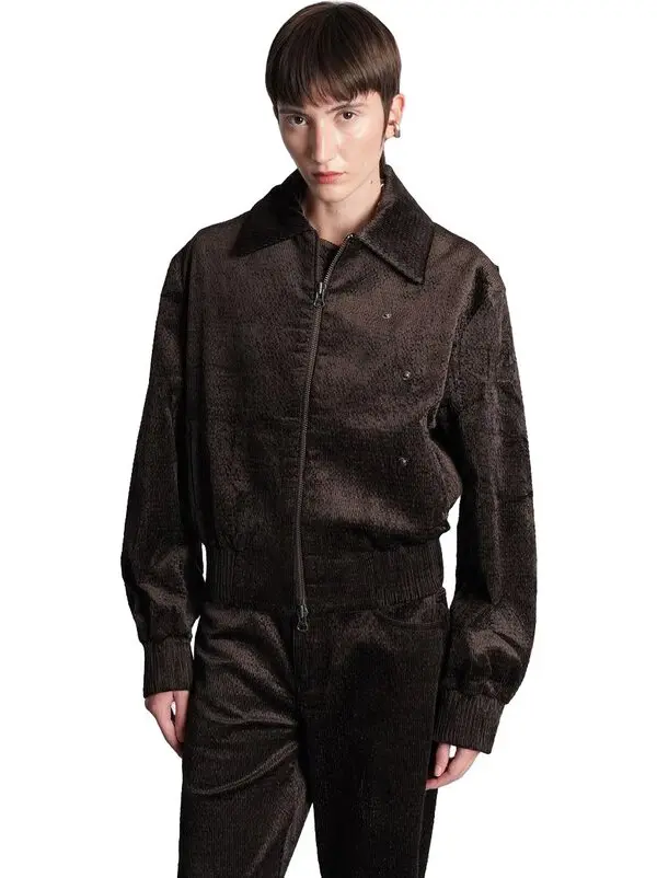 Christopher Esber Bomber Jacket - Brown