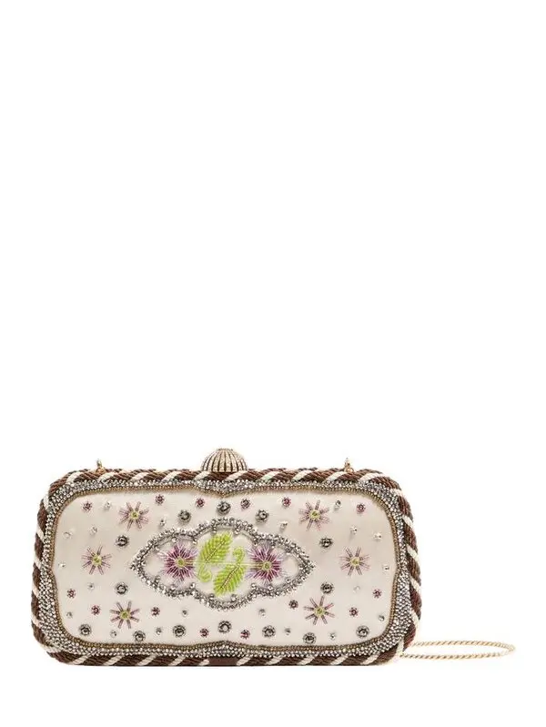 Valentino Garavani Carry Secrets Embroidered Minaudiere - Multicolour