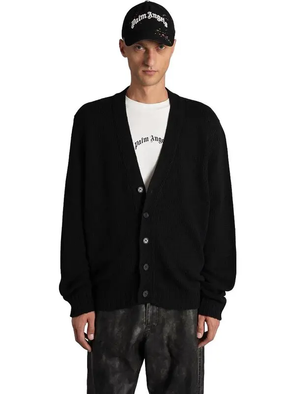 Palm Angels Cardigan - Black