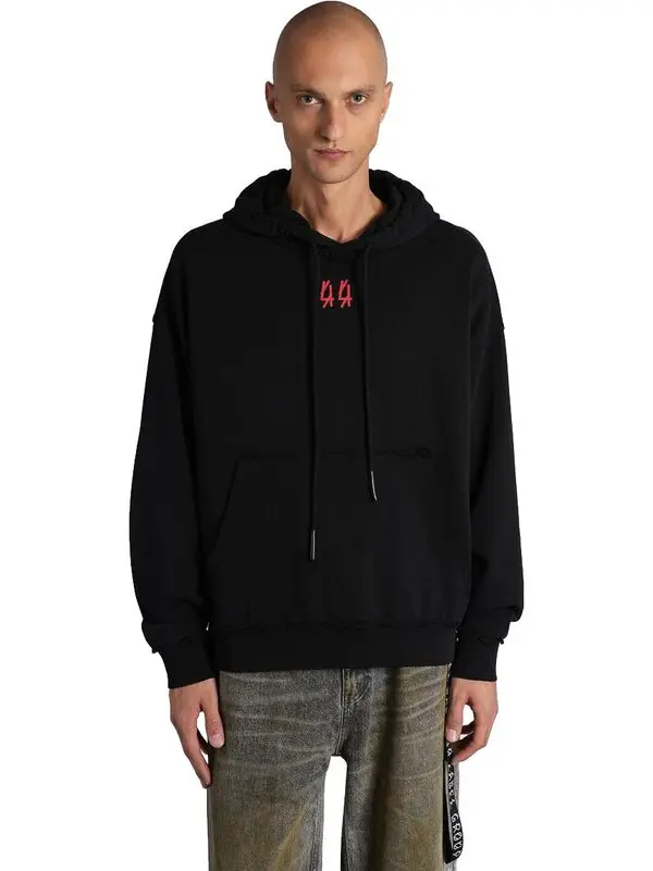 44 LABEL GROUP Cotton Sweatshirt - Black