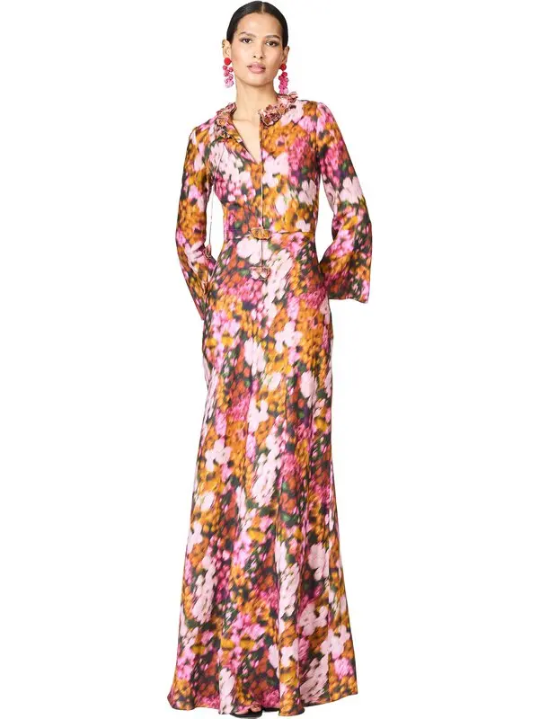 Sachin & Babi Floral Printed Gown - Kaleidoscope