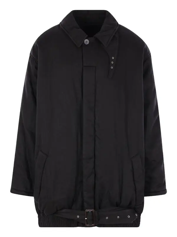 MAGLIANO Oversized Padded Bomber Jacket - Black