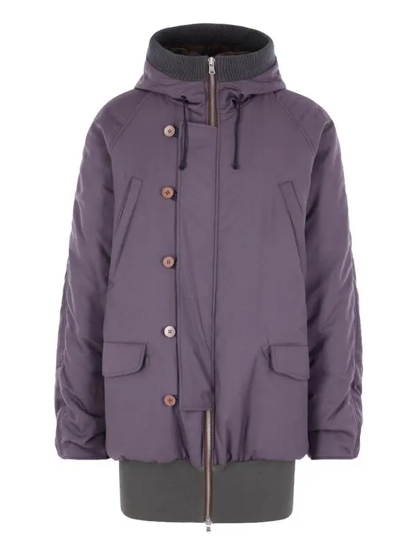MAGLIANO Oversized Padded Parka - Purple