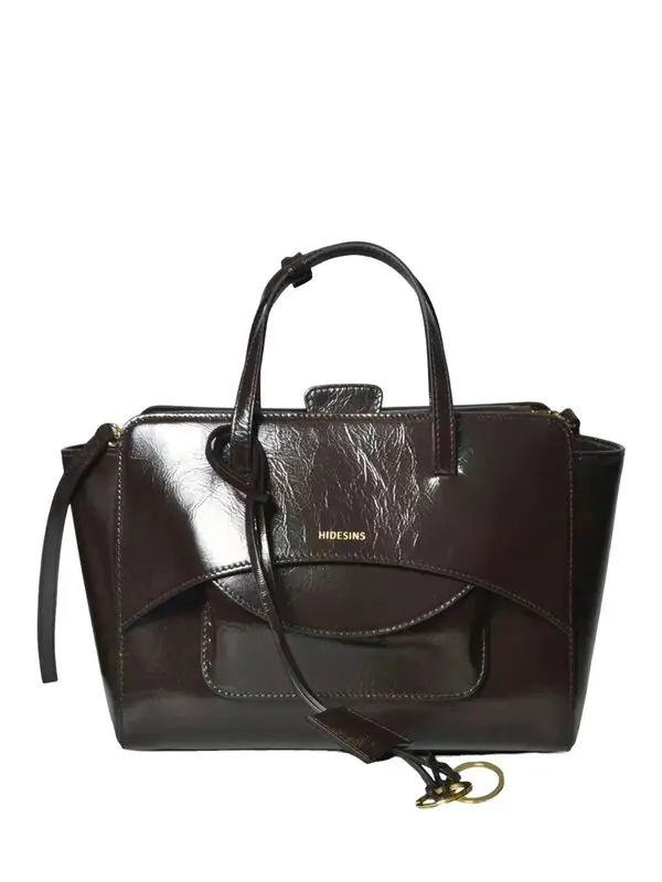 HIDESINS Leather Tote Bag - Brown