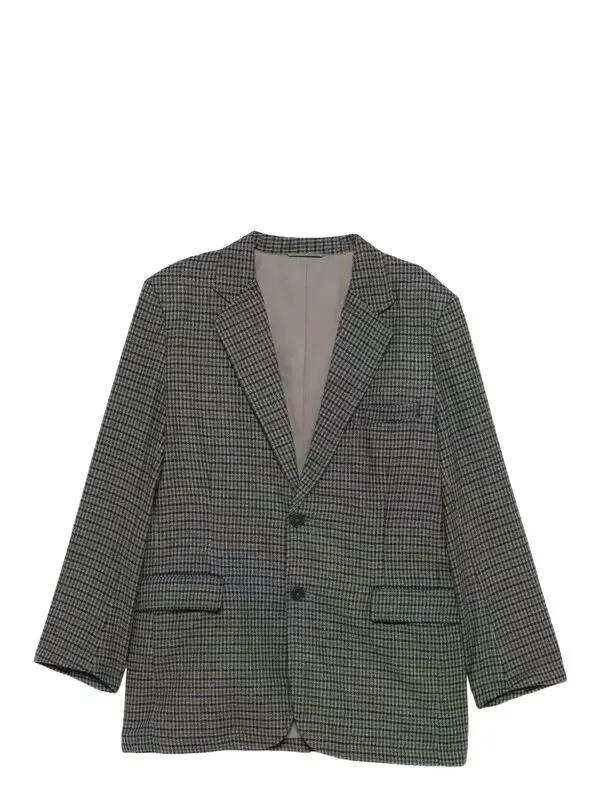 Universal Works Boston Houndstooth Blazer - Grey