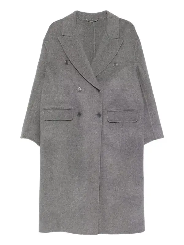 Ermanno Scervino Double-breasted Pocket Coat - Grey