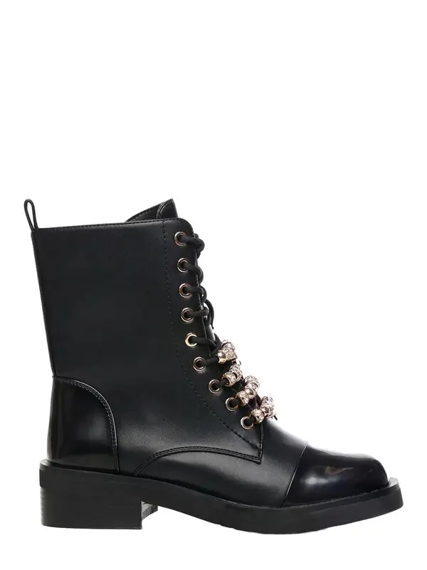 V°73 Margot Beaded-embellishment Boots - Black