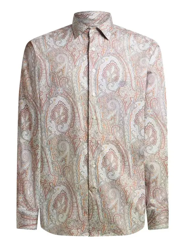 Etro Floral Paisley Shirt - Neutrals