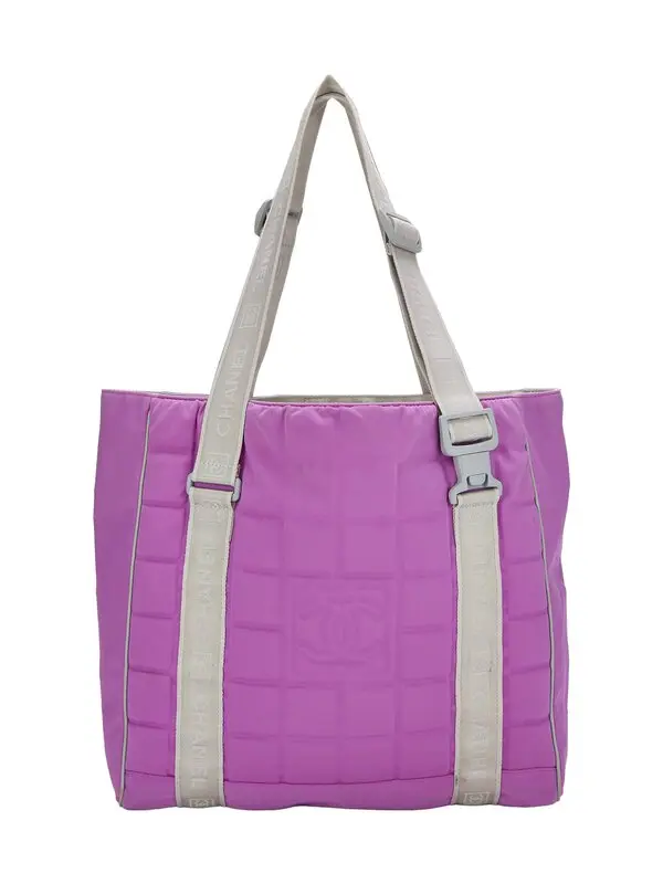Chanel Sportline Chocolate Bar Tote - Pink