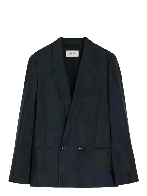 LEMAIRE Double-breasted Blazer - Blue