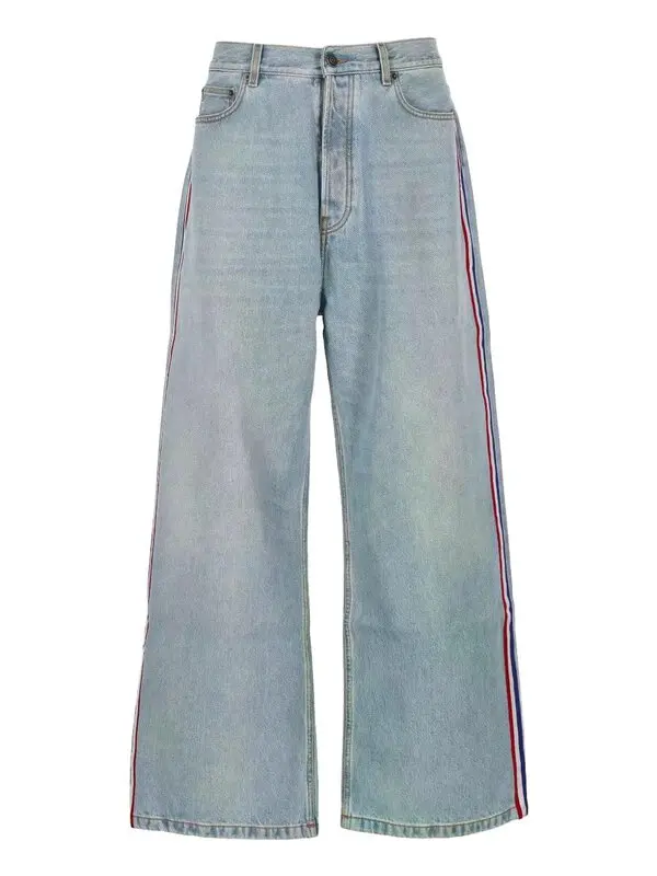 Fiorucci Logo-patch Jeans - Blue